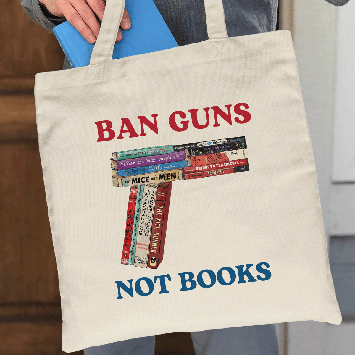 Ban Guns Not Books Book Lover Gift TBW187 - Bookswares