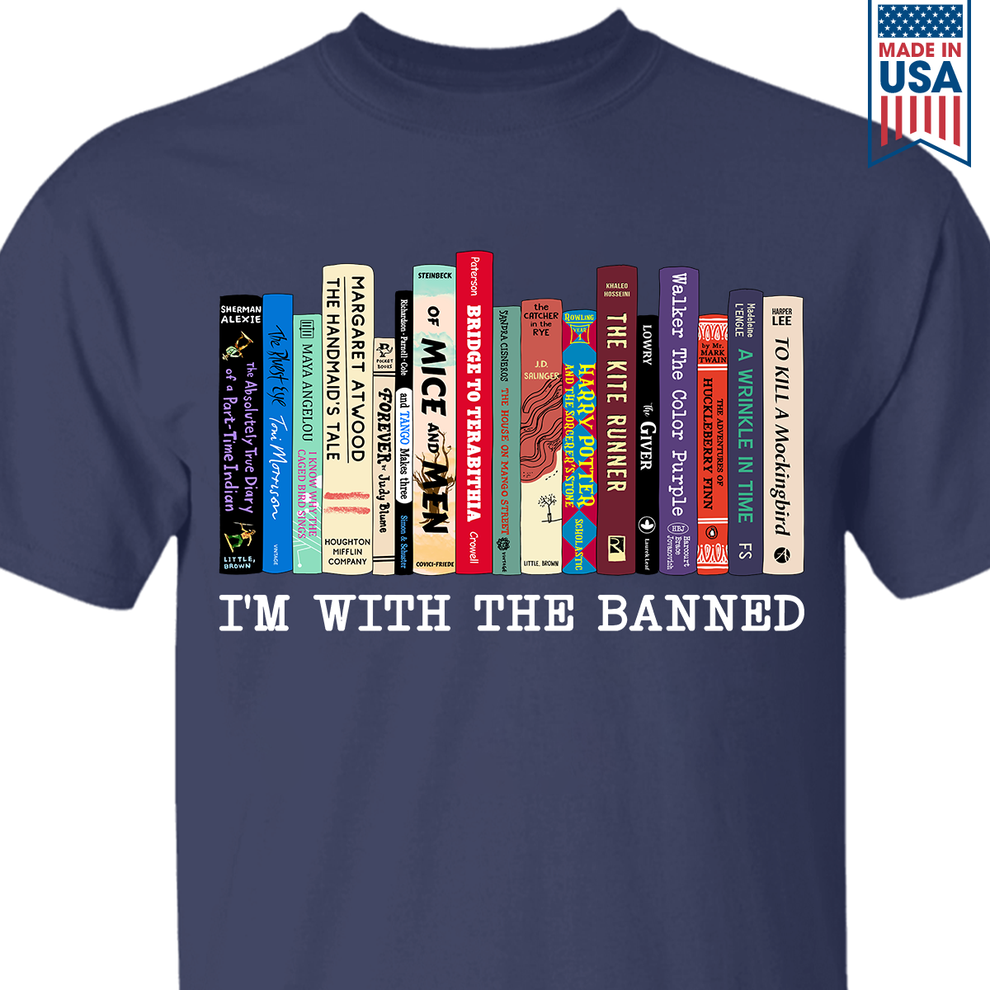 I'm With The Banned Book Lovers Gift TSB58 – Bookswares