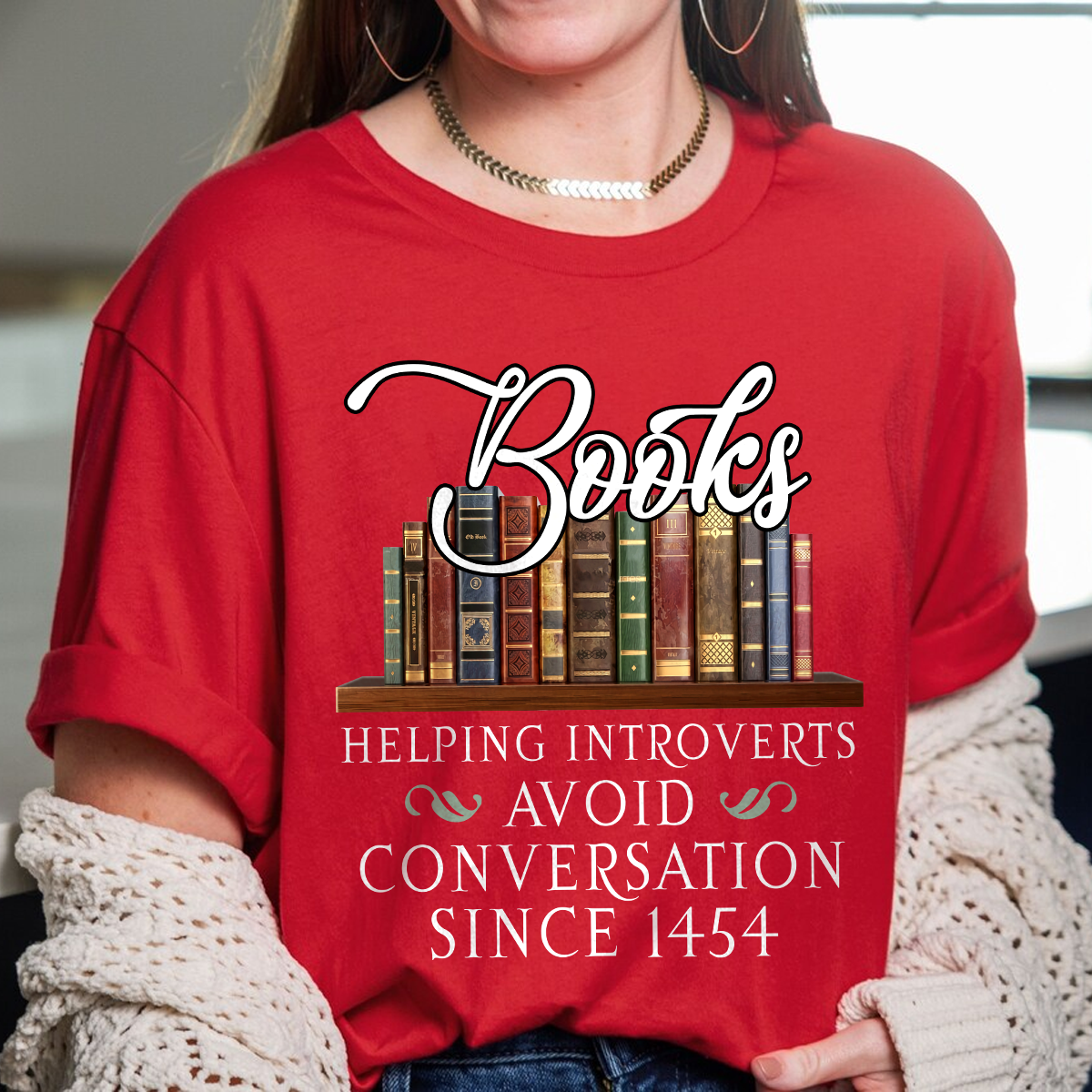 Helping Introverts Avoid Conversation Book Lovers Gift TSB04 - Bookswares