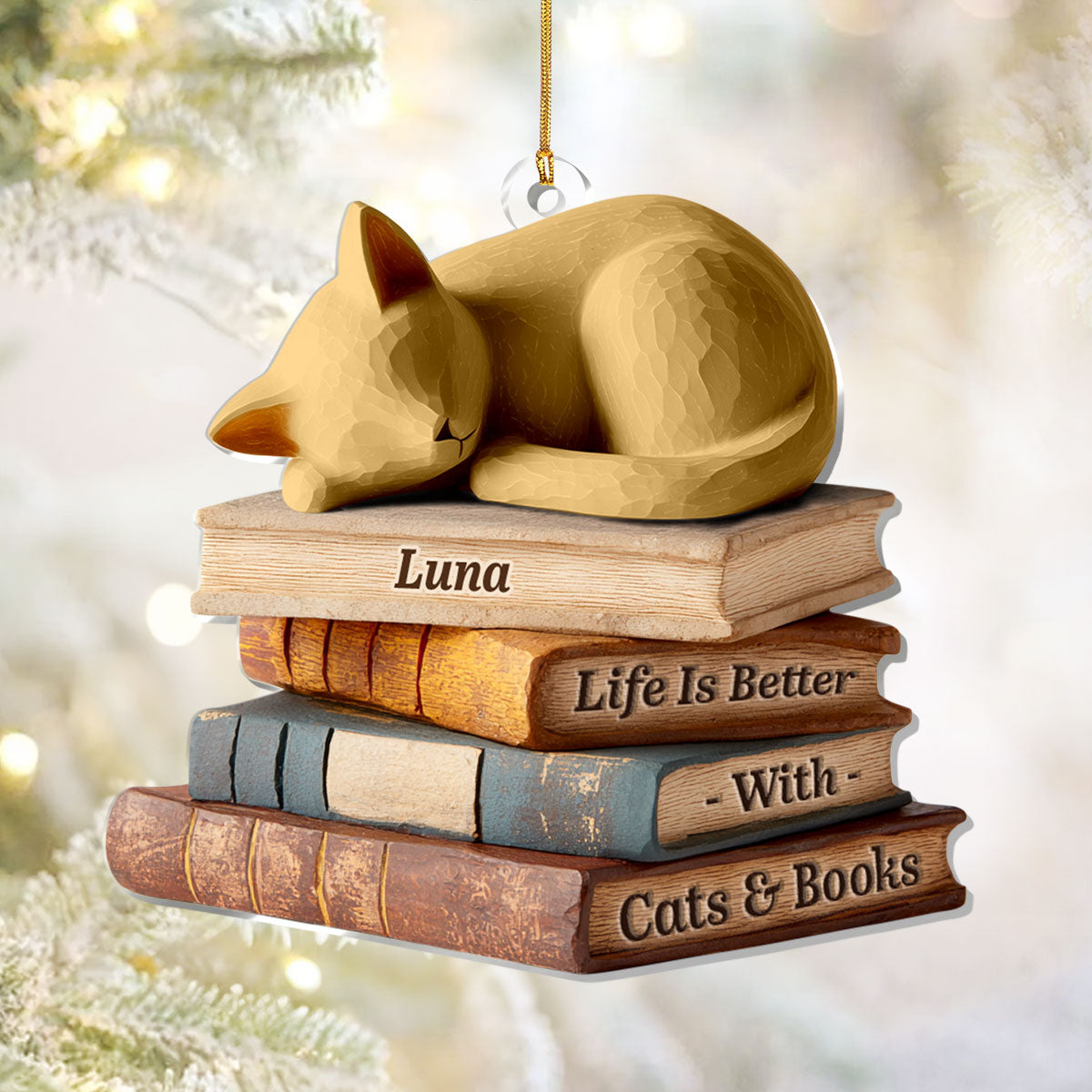 Gift For Book Lover - Life Is Better With Paws & Books - Personalized ...