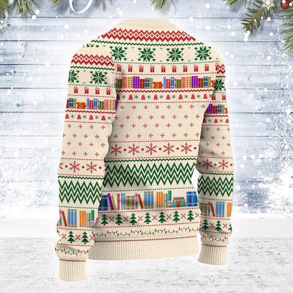 I'm OK Ugly Sweater Book Lovers Gift USW06 - Bookswares